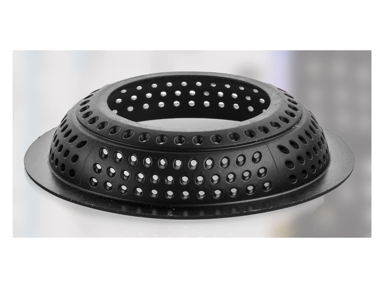 Convex Perforated Tart Ring - Composite material - Ø 8 x H 2 cm ...