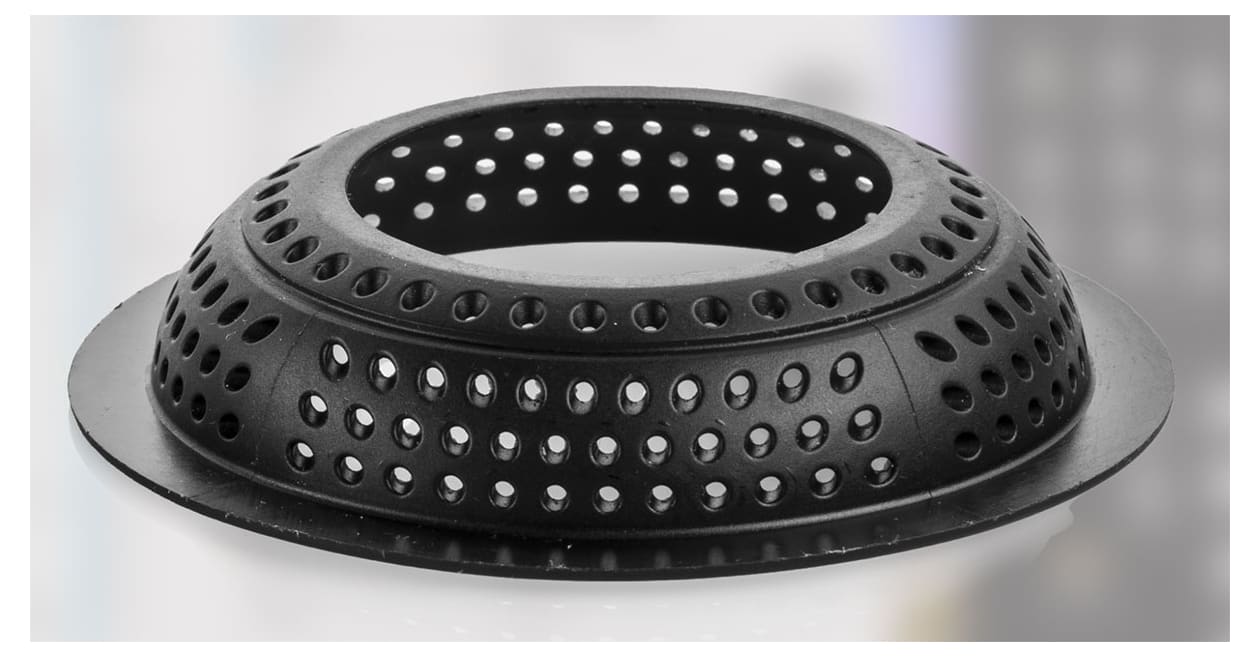 Convex Perforated Tart Ring - Composite material - Ø 8 x ht 2 cm ...