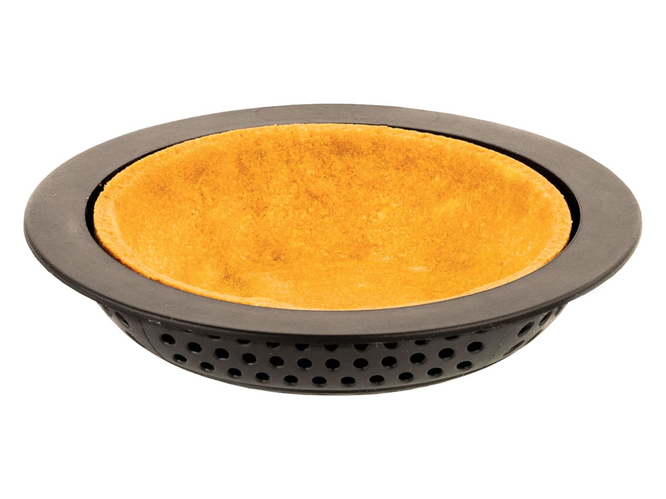Convex Perforated Tart Ring - Composite material - Ø 8 x ht 2 cm ...