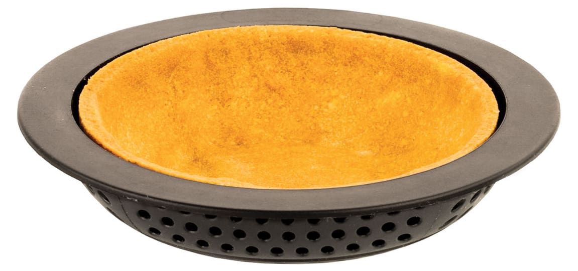 Convex Perforated Tart Ring - Composite material - Ø 8 x H 2 cm ...