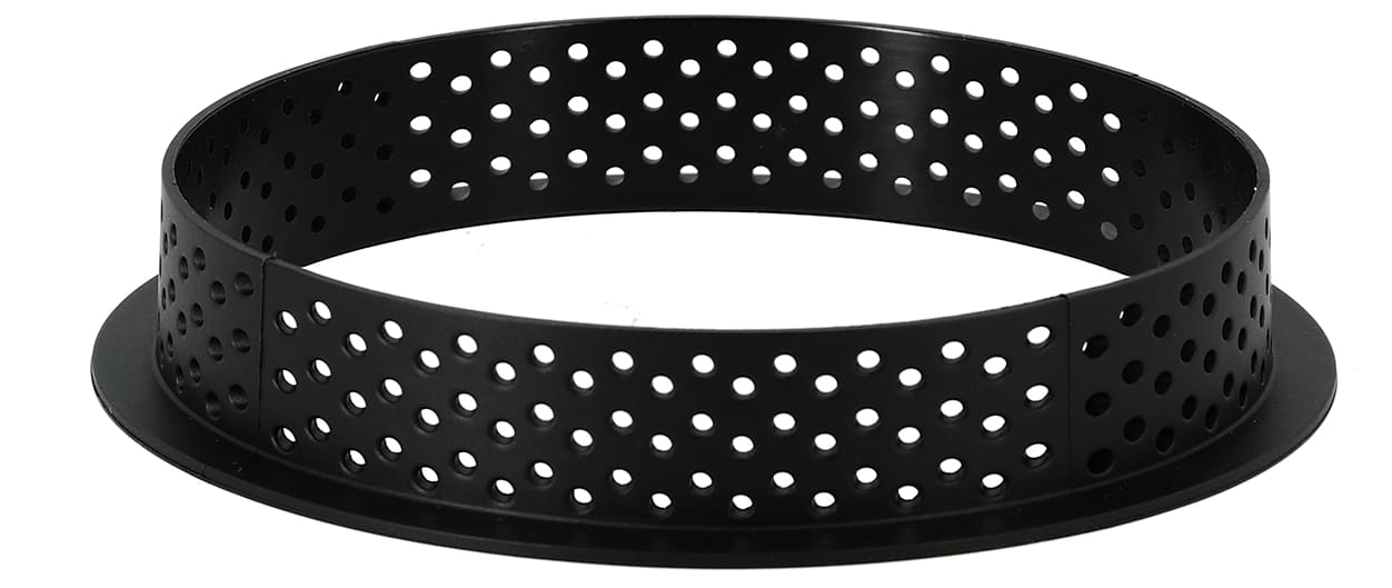 Perforated Tart Ring - Composite material - Ø 10 x H 2cm - Silikomart ...