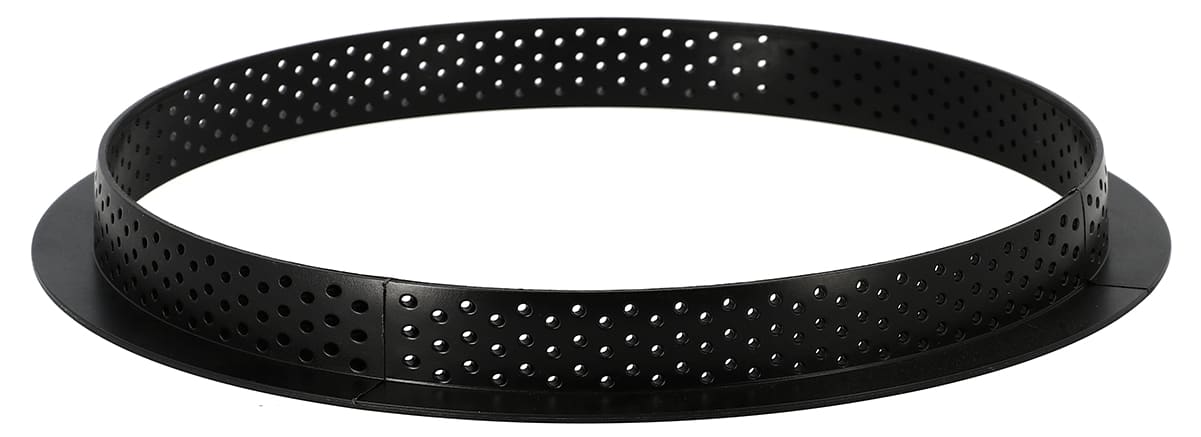 Perforated Tart Ring - Composite material - Ø 19 x H 2cm - Silikomart ...