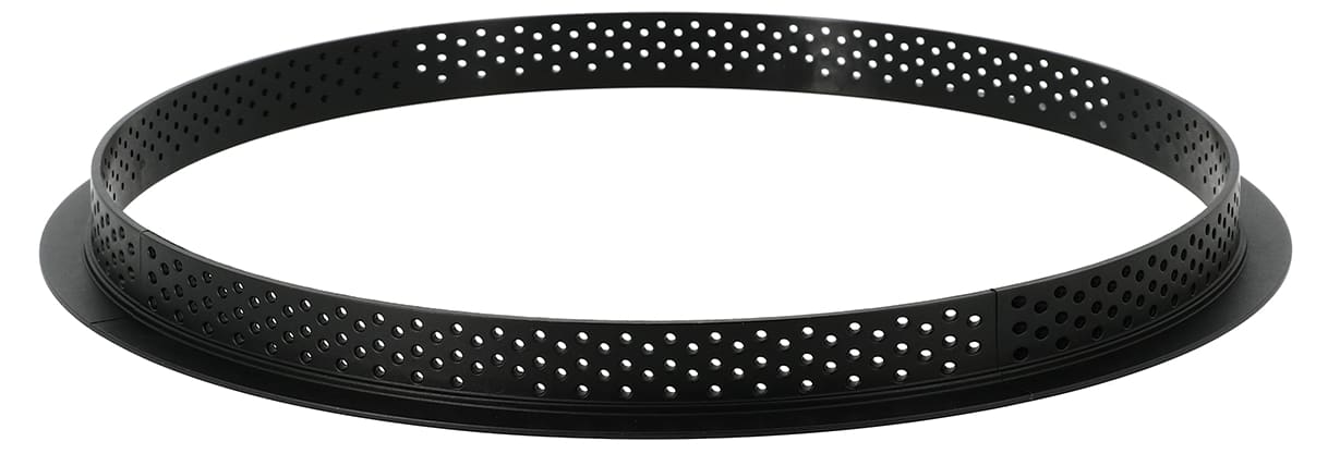 Perforated Tart Ring - Composite material - Ø 25 x H 2cm - Silikomart ...