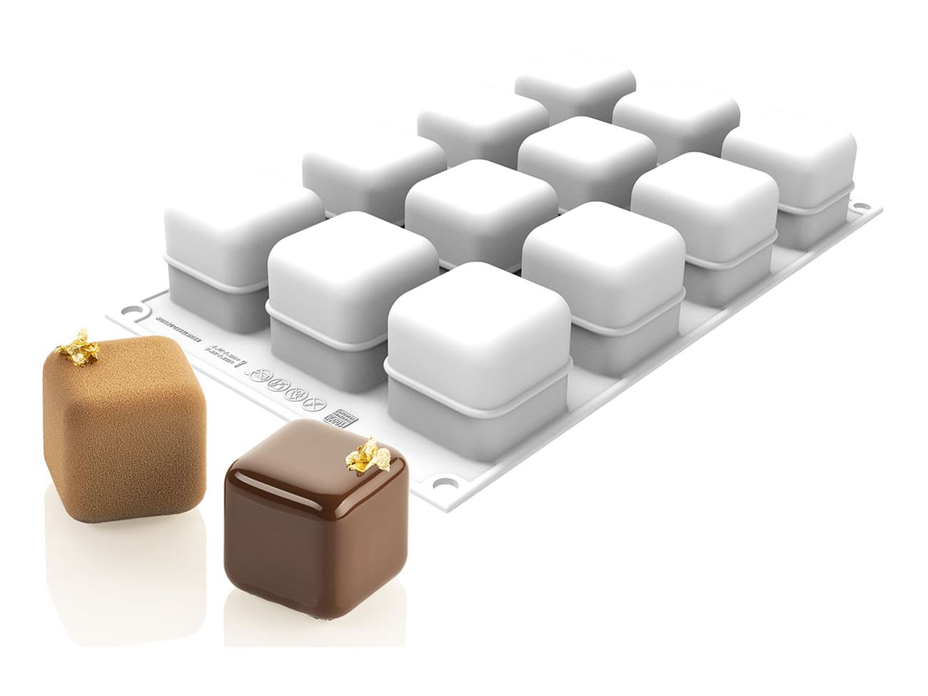 Cubo Silicone Mould - 12 cubes - 30 x 17.5cm - Silikomart - Meilleur du ...