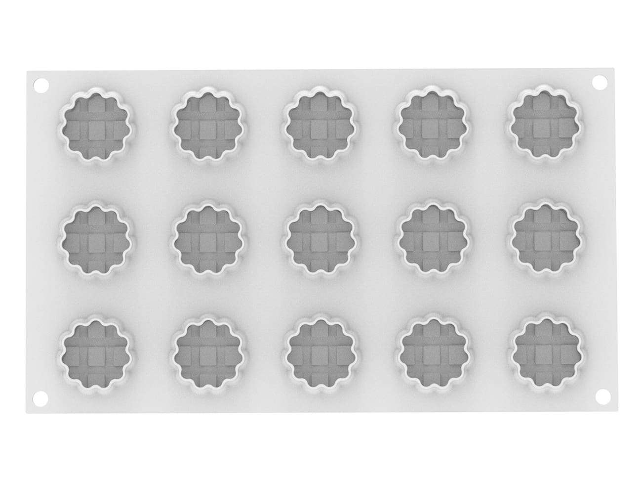 Silicone Mould - 15 mini crostata - 30 x 17.5cm - Silikomart - Meilleur ...