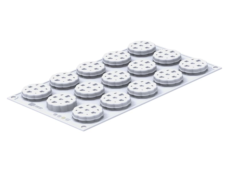 Silicone Mould - 15 mini crostata - 30 x 17.5cm - Silikomart - Meilleur ...