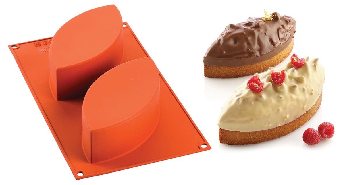 Silicone Mould - 2 Calissons - Silikomart - Meilleur du Chef