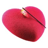Rounded Heart Silicone Mould Amore - Small rounded heart - 14 x 14cm ...