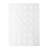 Silicone Chablon Stencil Mat (x 2) - 30 Hearts - Silikomart - Meilleur ...