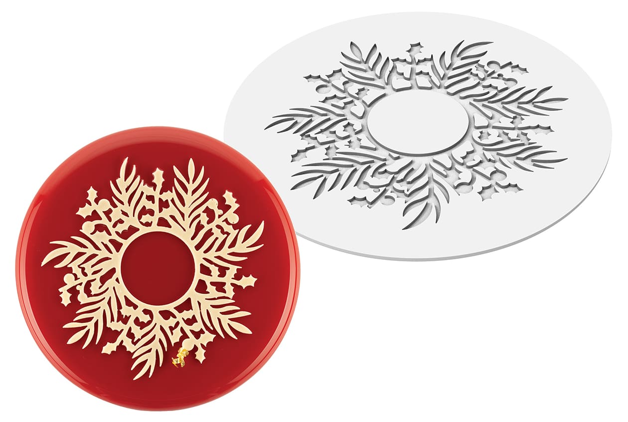 Silicone Texture Mat - Garland - Ø 14.5cm x H 2mm - Silikomart ...