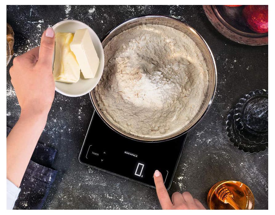 EL Black Digital Kitchen Scale - 15kg / 1g - Soehnle - Meilleur du Chef