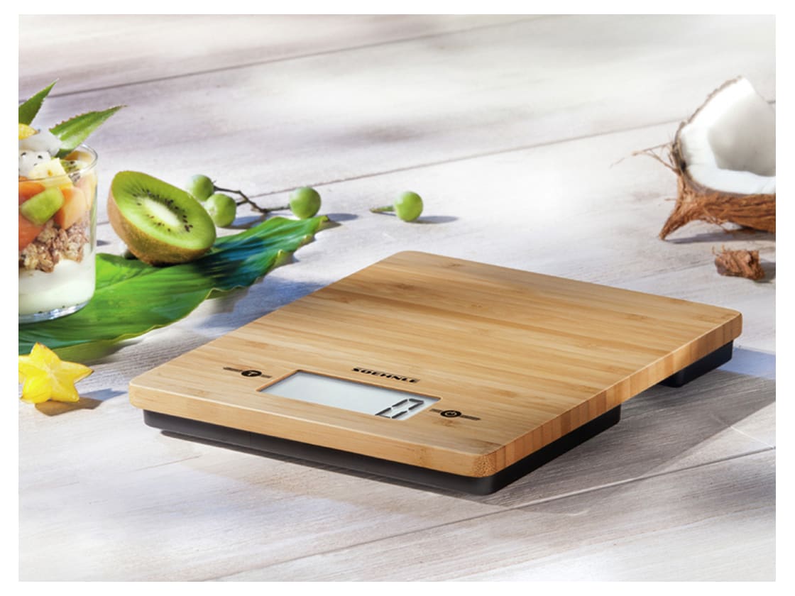 Digital kitchen scale bamboo - 5kg / 1g - Soehnle - Meilleur du Chef