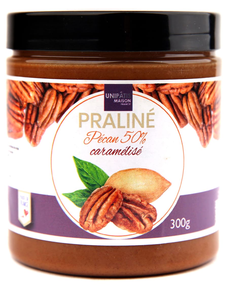 Caramelized Pecan Praline Paste 50% - 300g - Unipatis - Meilleur du Chef