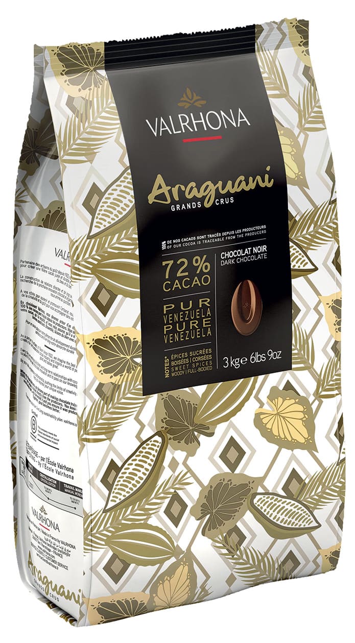 Araguani Dark Chocolate 72% - 3kg - Valrhona - Meilleur du Chef