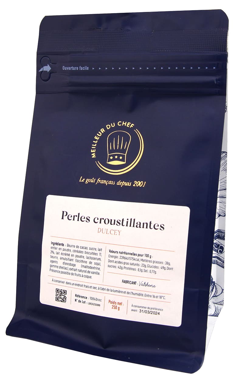 Dulcey Crunchy Pearls - 250g - Valrhona - Meilleur du Chef