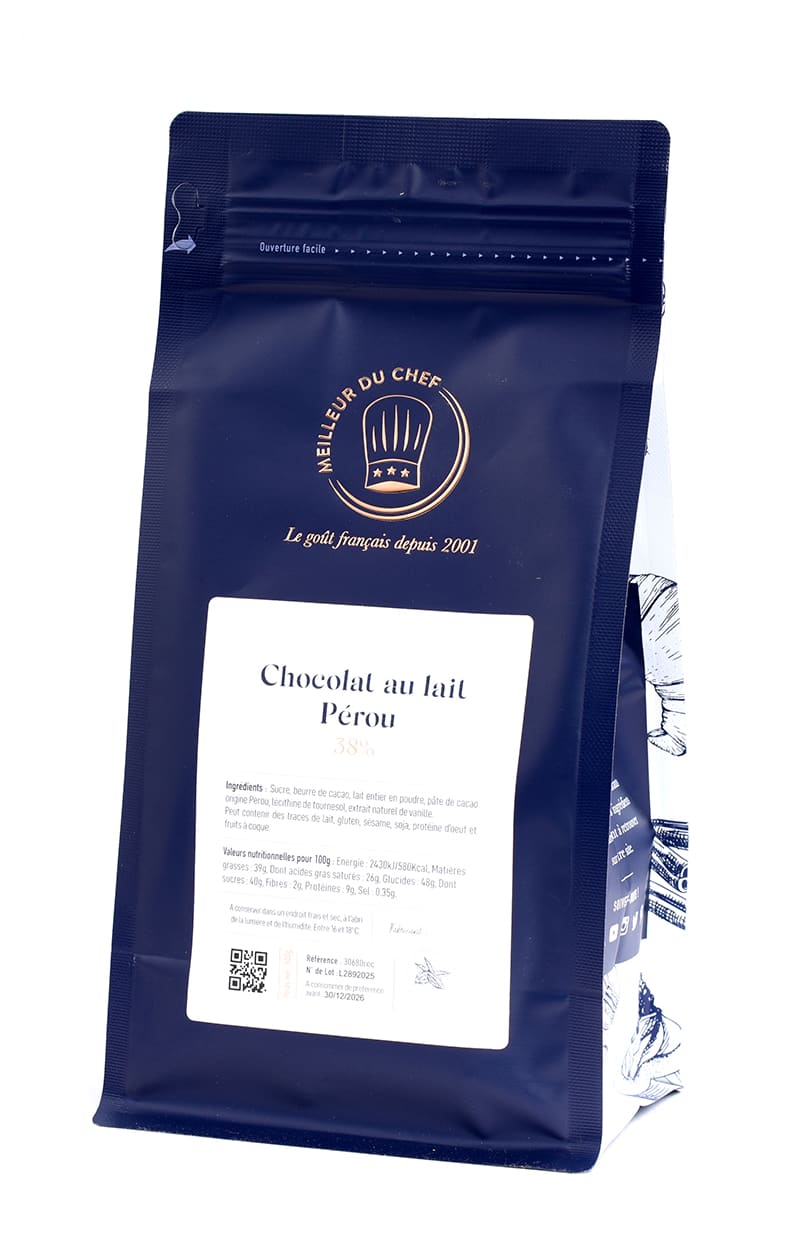 Peru Milk Chocolate - 38% cocoa - 500g - Republica Del Cacao - Meilleur ...