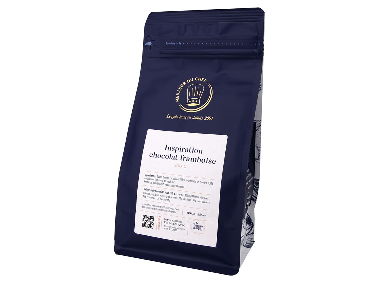 Inspiration Raspberry Chocolate - 36% cocoa - 500g - Valrhona ...