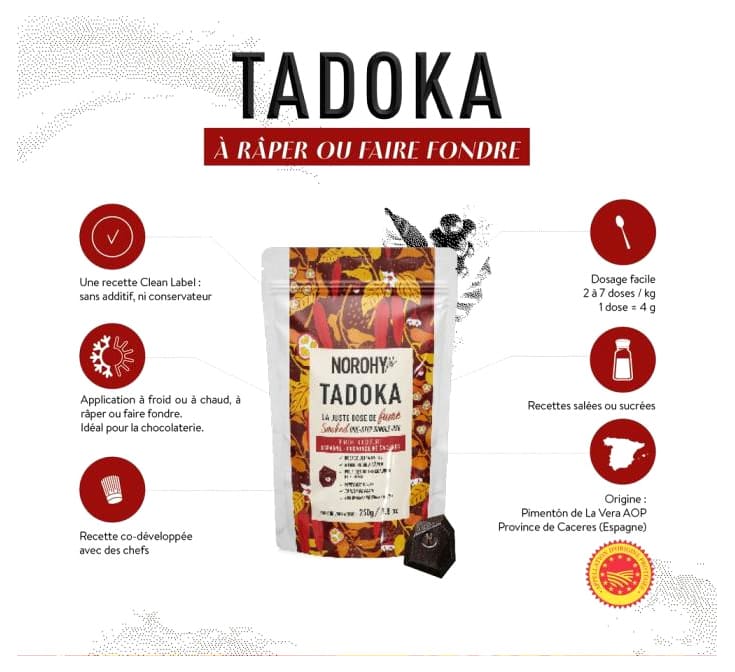 Smoked Tadoka - Tub of 5 cubes - Norohy - Meilleur du Chef