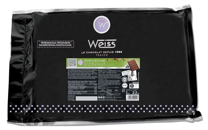 Weiss Hazelnut & Milk Chocolate Gianduja - 1kg - Weiss - Meilleur du Chef