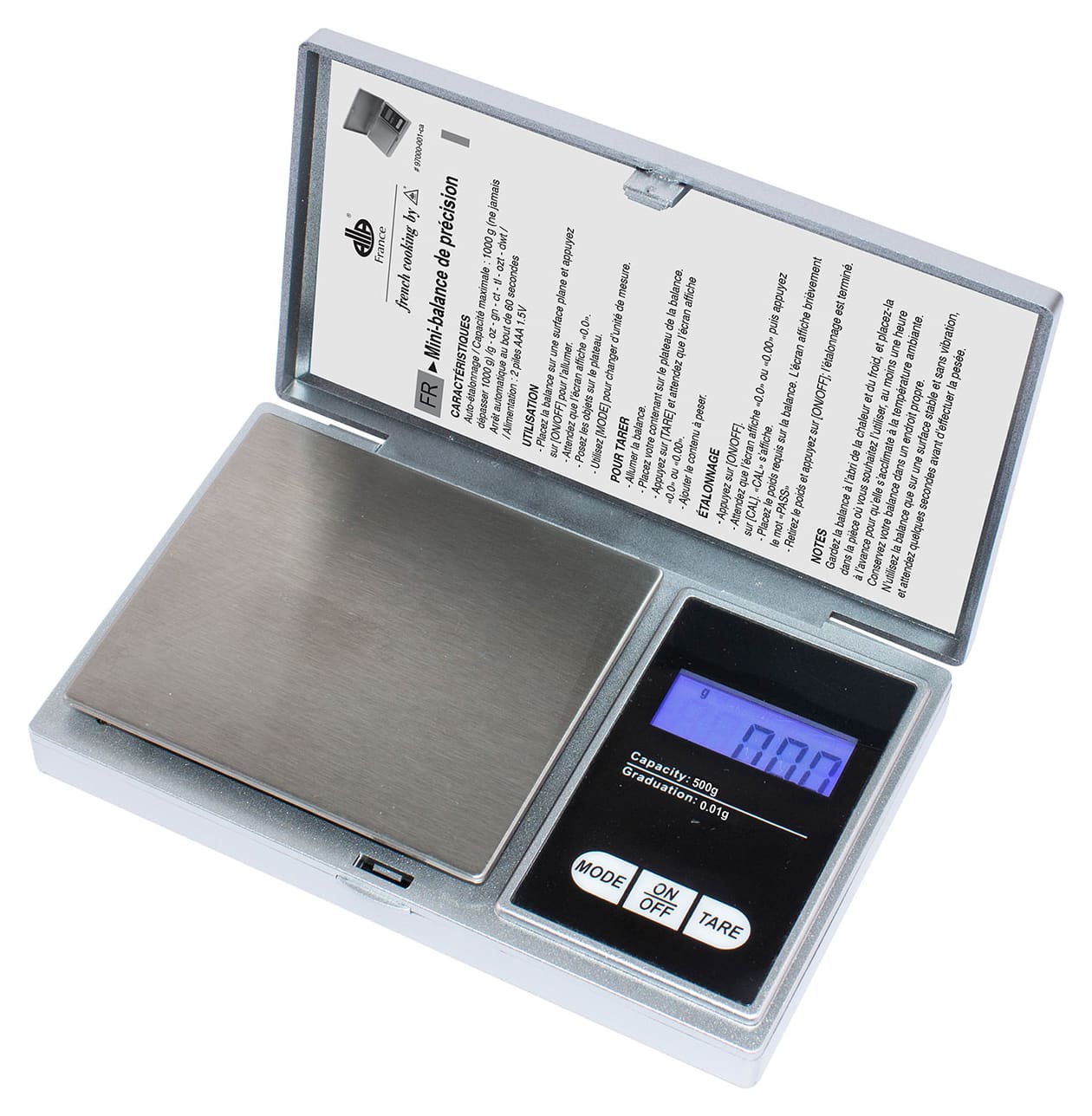 Balance électronique de précision - Portée 500 g - précision 0,01 g ...