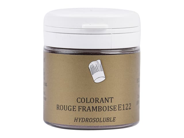 Colorant alimentaire en poudre rouge carmin - hydrosoluble - 10 g ...