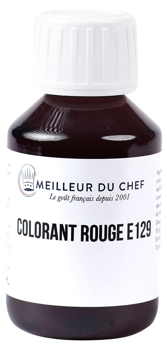 Colorant alimentaire liquide - rouge coquelicot E129 - 58 ml - Meilleur ...