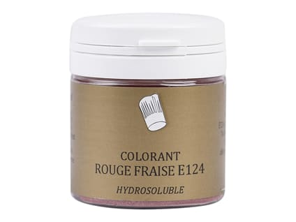 Colorant alimentaire en poudre rouge carmin - hydrosoluble - 10 g ...