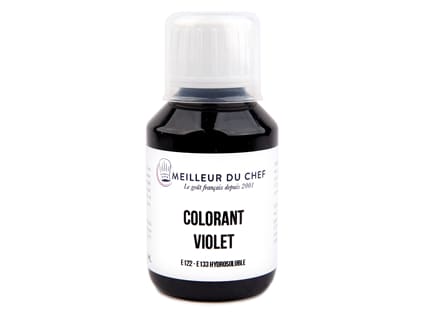 Colorant alimentaire liquide - violet - 58 ml - Meilleur du Chef ...