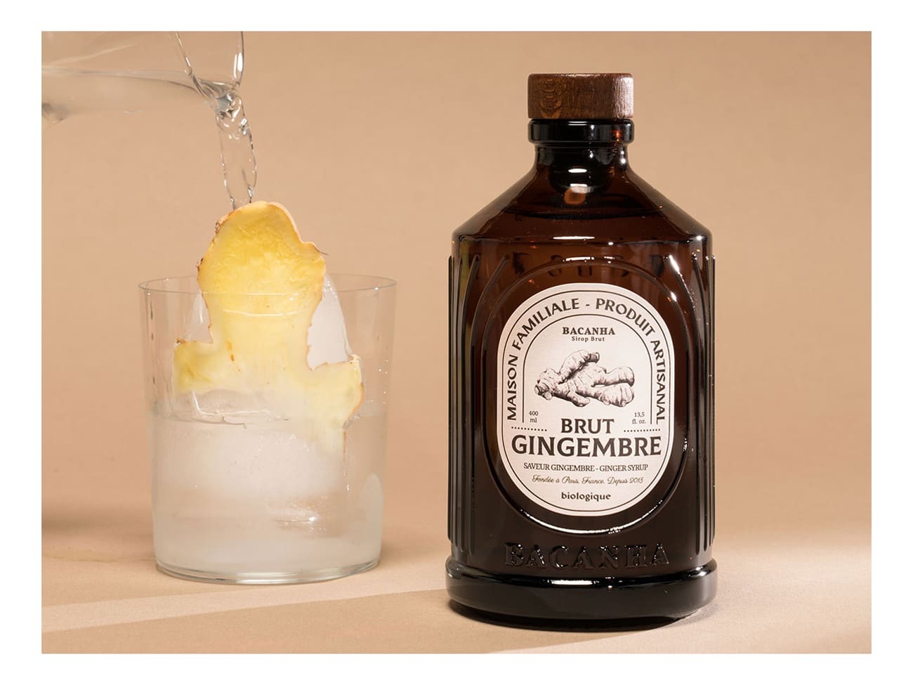 Sirop Bio gingembre - 40 cl - Bacanha - Meilleur du Chef