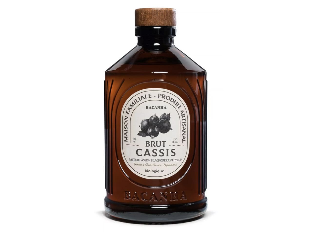 Sirop Bio cassis - 40 cl - Bacanha - Meilleur du Chef