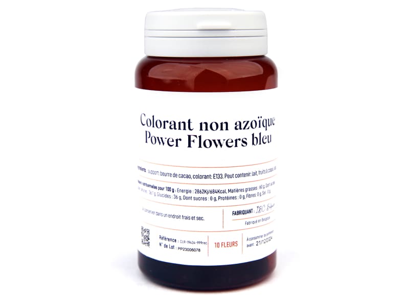 Colorant non azoïque Power Flowers - Bleu - 10 fleurs - IBC Belgium ...
