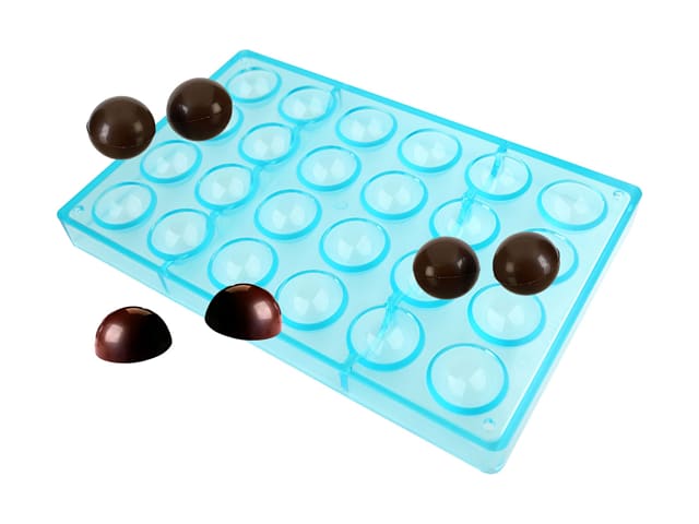 Sphères en chocolat blanc - La recette illustrée - Meilleur du Chef