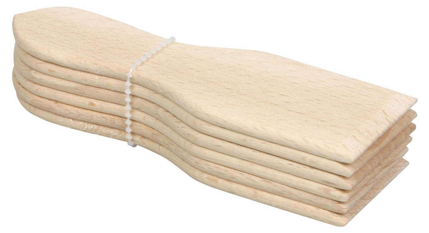 Spatule à raclette en hêtre (x 6) - Chevalier Diffusion - Meilleur du Chef