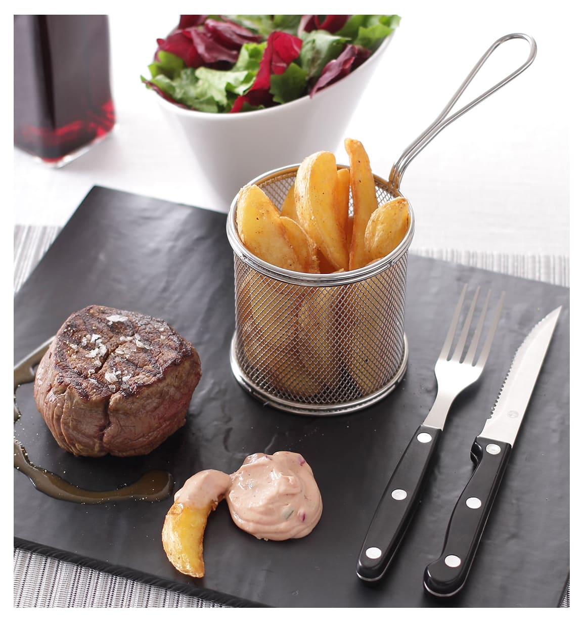 Panier à frites rond - Ø 9 cm - Meilleur du Chef