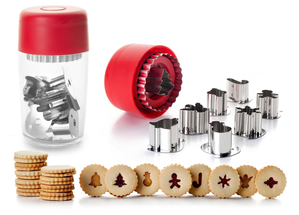 Emporte-pièces Linzer Noël - 8 pièces - Ibili - Meilleur du Chef