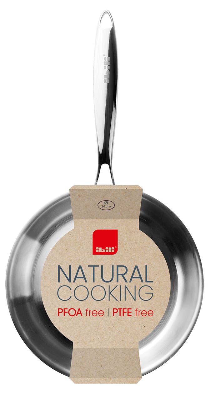 Poêle Inox Triply Natural - multicouche - Ø 24 cm - Ibili - Meilleur du ...