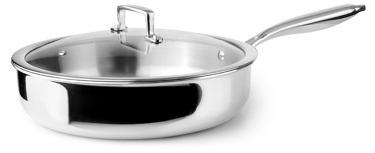 Sauteuse inox Triply Natural - multicouche - Ø 28 cm - Ibili - Meilleur ...