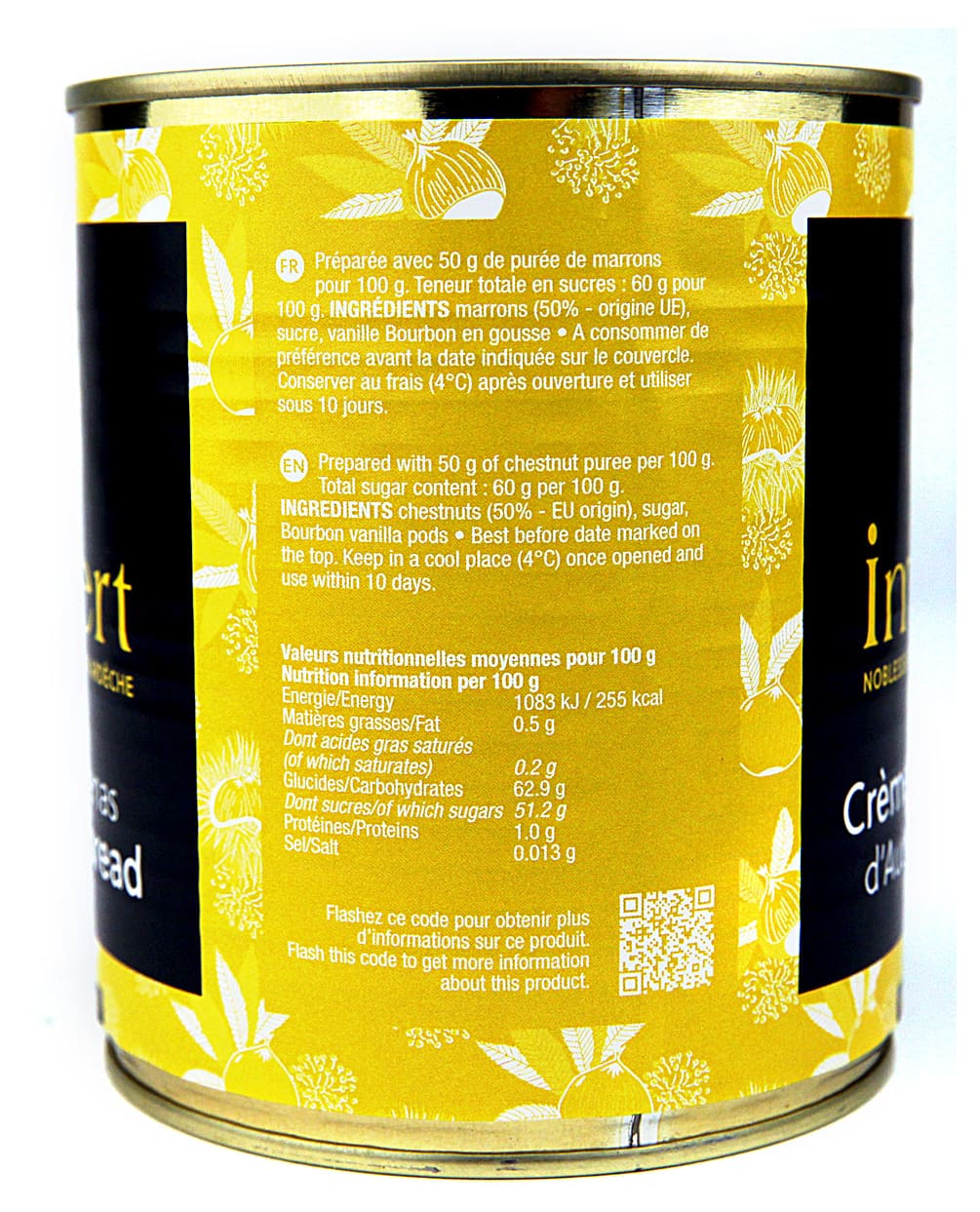 Crème de marrons - Fabriquée à Aubenas - 1 kg - Imbert - Meilleur du Chef