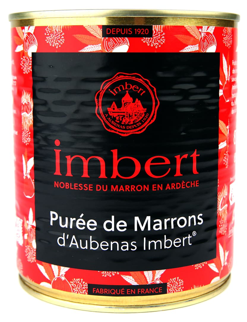 Purée de marrons - Fabriquée à Aubenas - 875 g - Imbert - Meilleur du Chef
