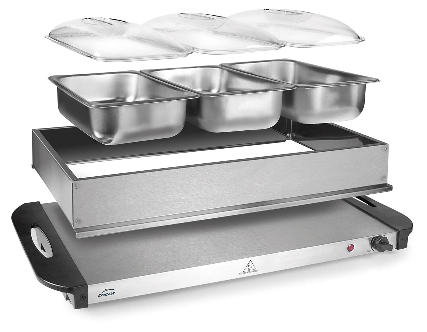 Buffet chauffant - 3 bacs - Lacor - Meilleur du Chef