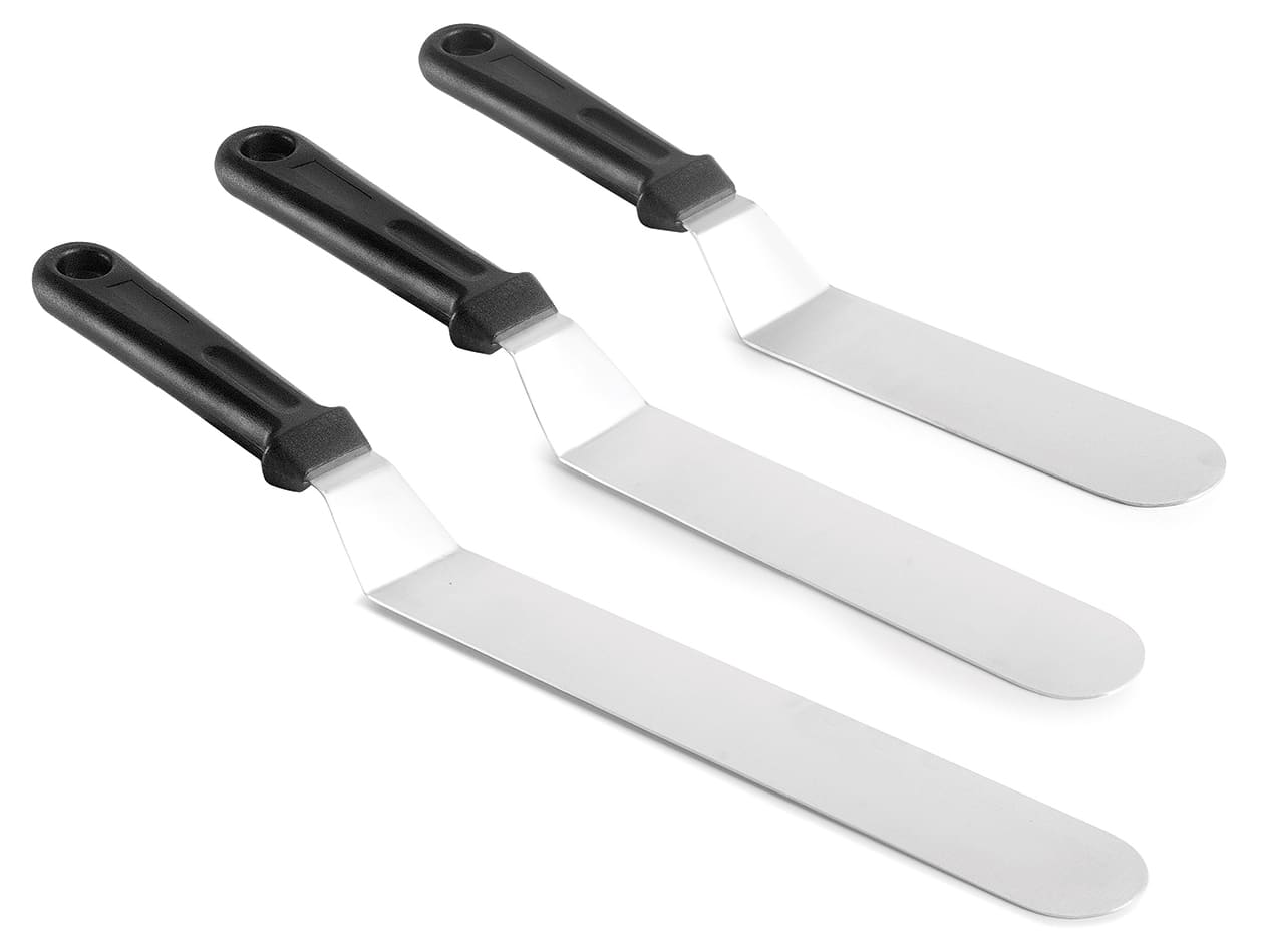 Spatule coudée inox - Lame 24 cm - Lacor - Meilleur du Chef