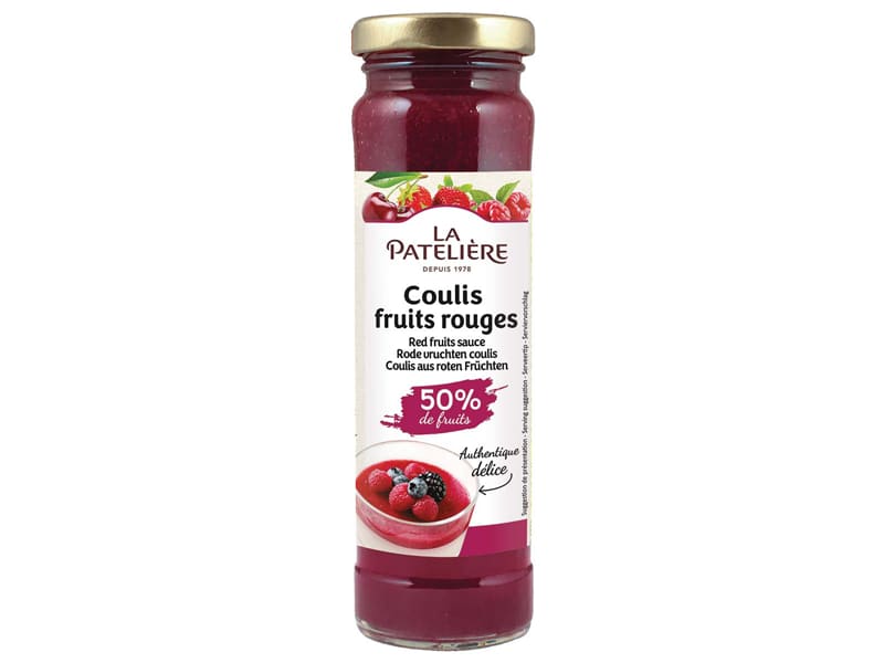 Coulis 4 fruits rouges - 165 g - La Patelière - Meilleur du Chef