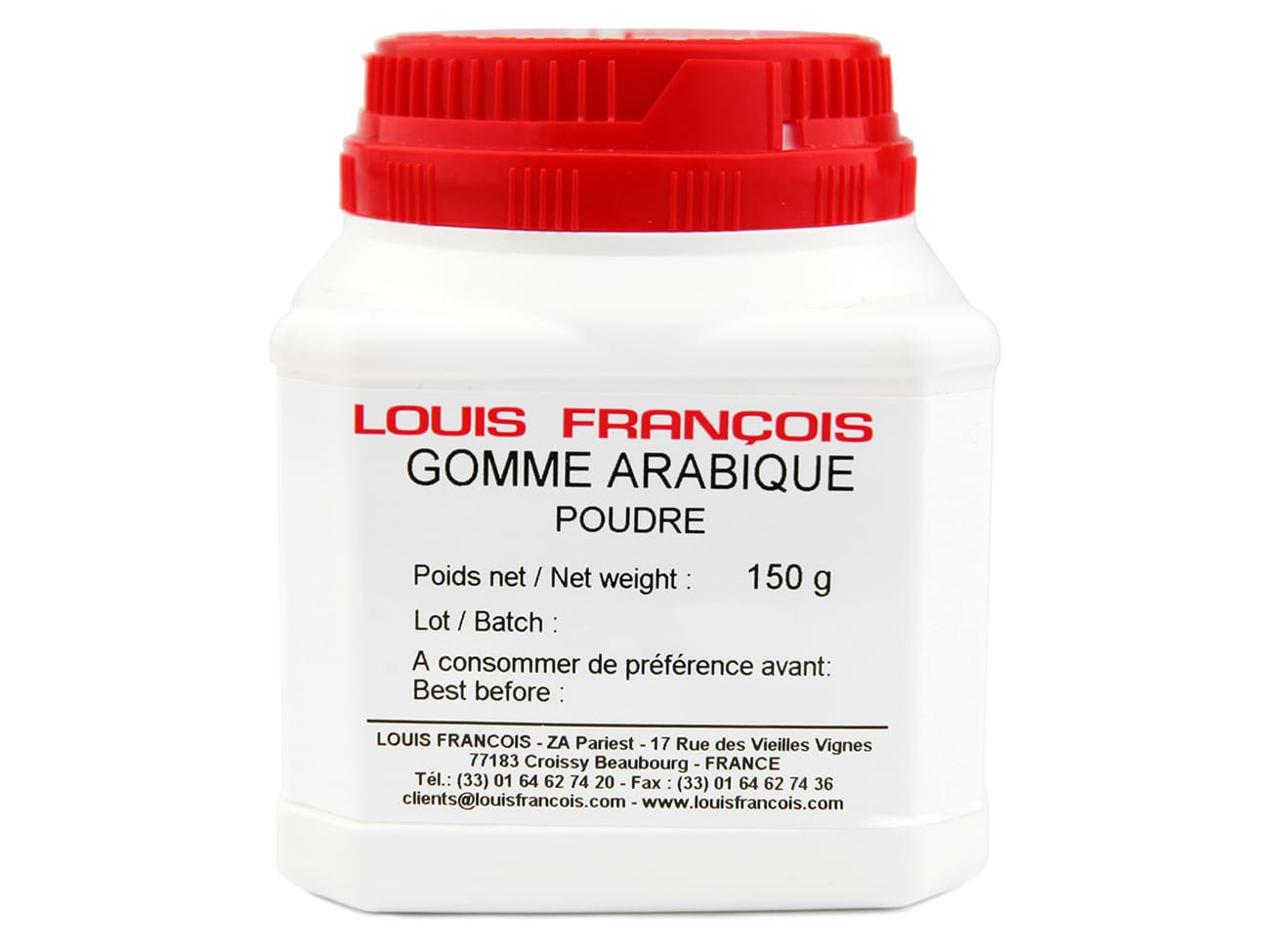 Gomme acacia (arabique) E414 - 150 g - Louis François - Meilleur du Chef