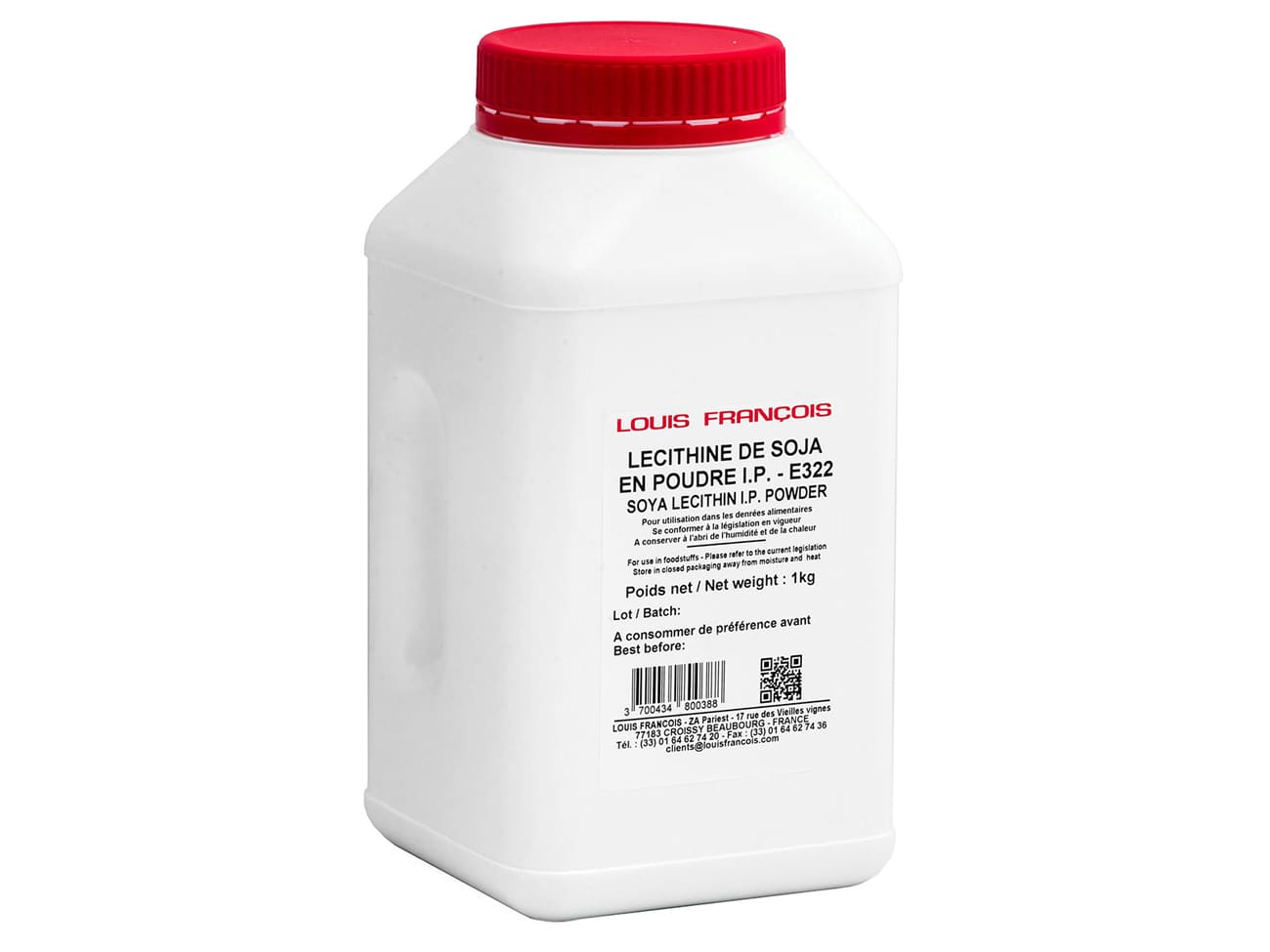 Lécithine de soja E322 - poudre - 1 kg - Louis François - Meilleur du Chef