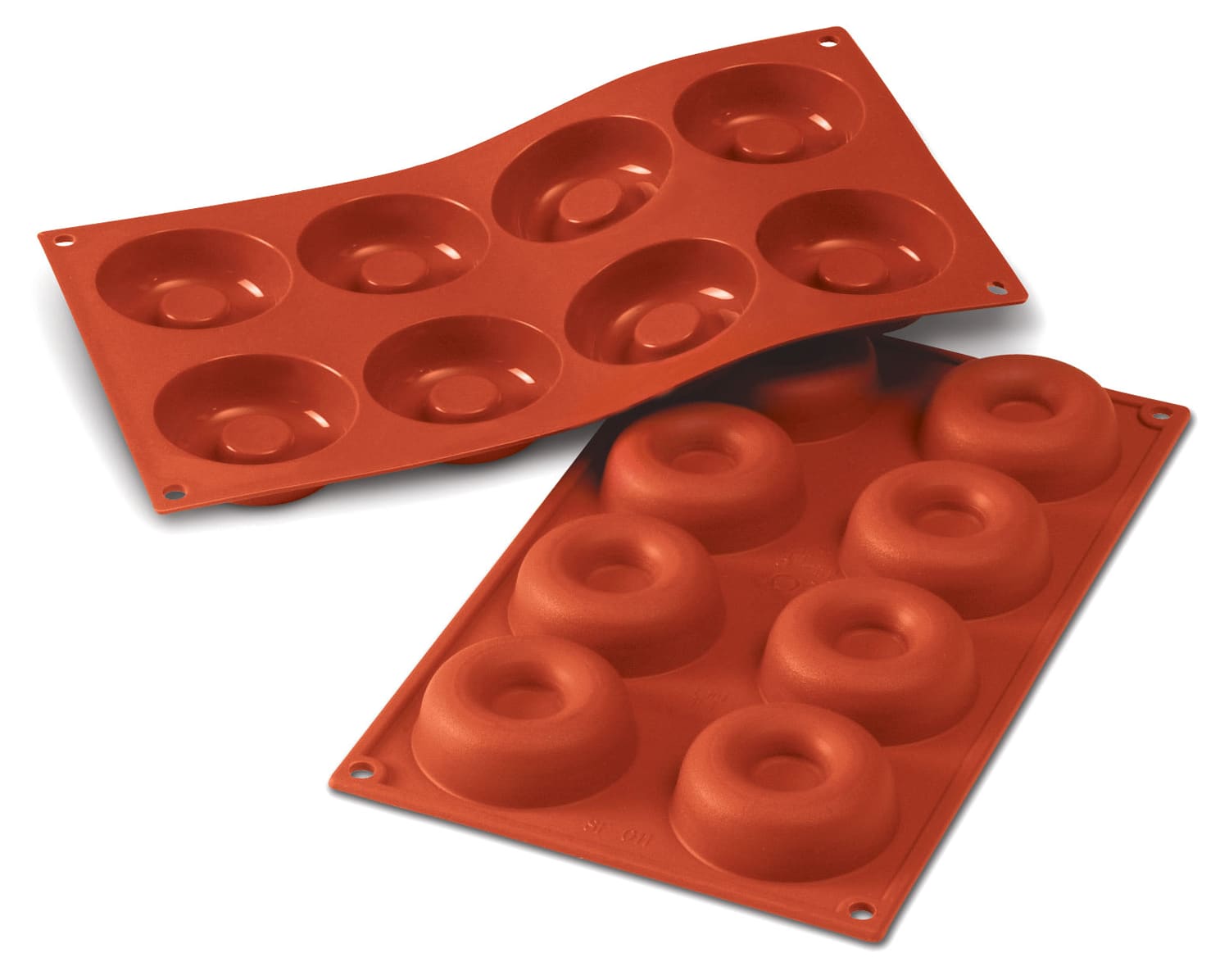 Moule silicone Silicon Flex - 8 savarins Ø 6,5 cm - 30 x 17,5 cm ...