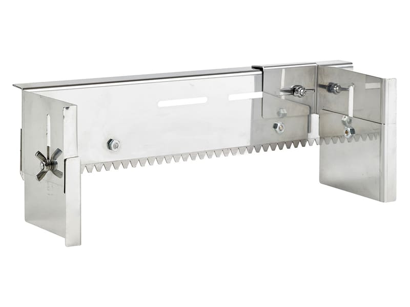 Raclette inox ajustable - pour étaler chocolat, pâte, crème ...