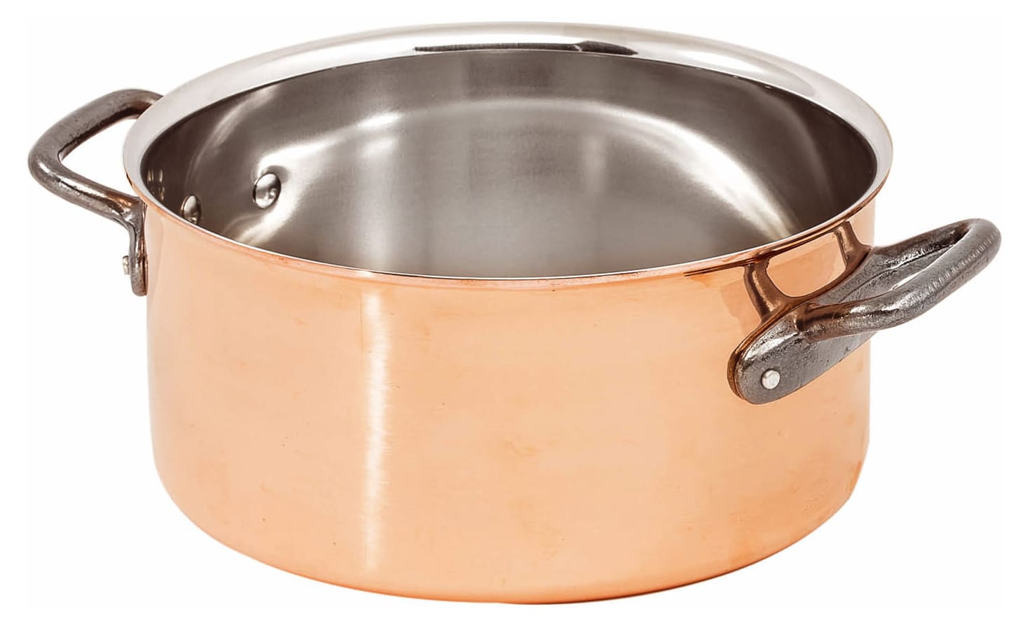 Marmite basse en cuivre - Ø 28 cm - Matfer - Meilleur du Chef