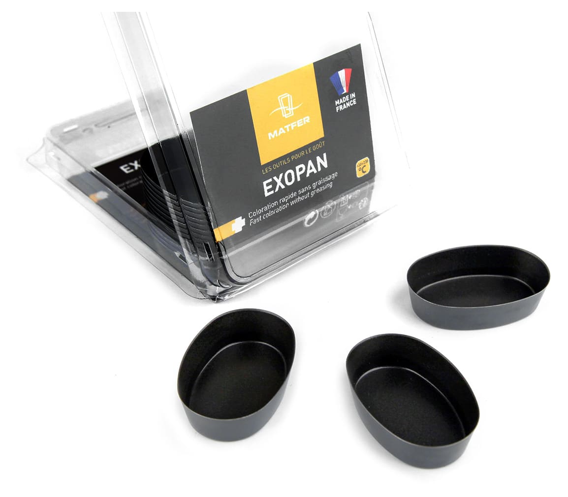 Ovale royal (x 25) - Exopan® - 7 x 4,5 cm - Matfer - Meilleur du Chef