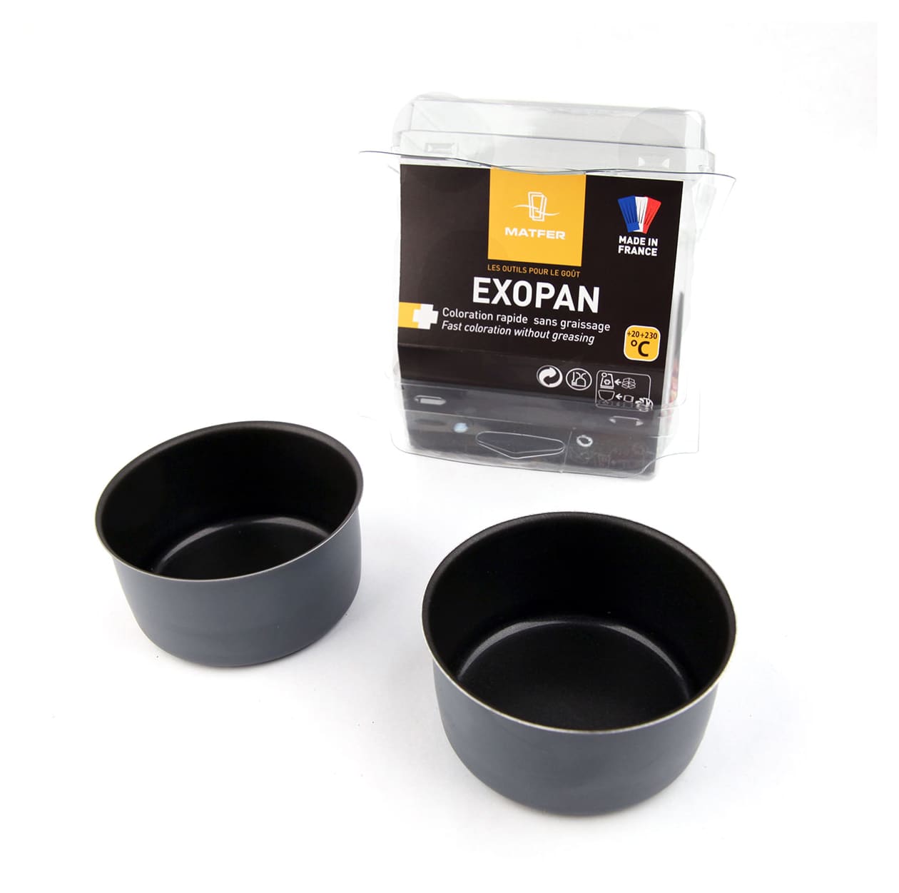 Moule ramequin (x 2) - Exopan® - Ø 9 cm - Matfer - Meilleur du Chef