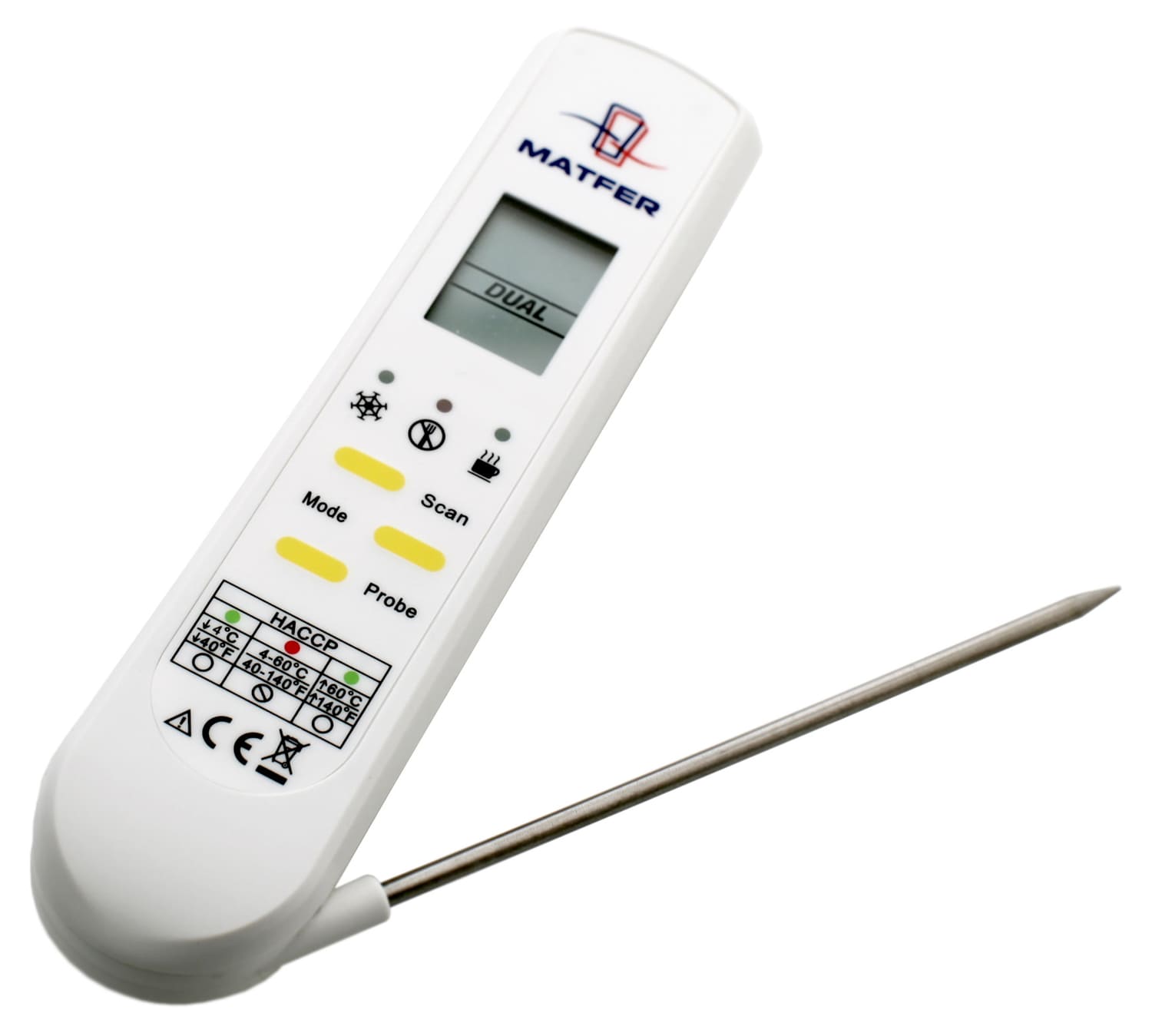Thermomètre duo infrarouge + sonde - -55°C à +330°C - Matfer - Meilleur ...